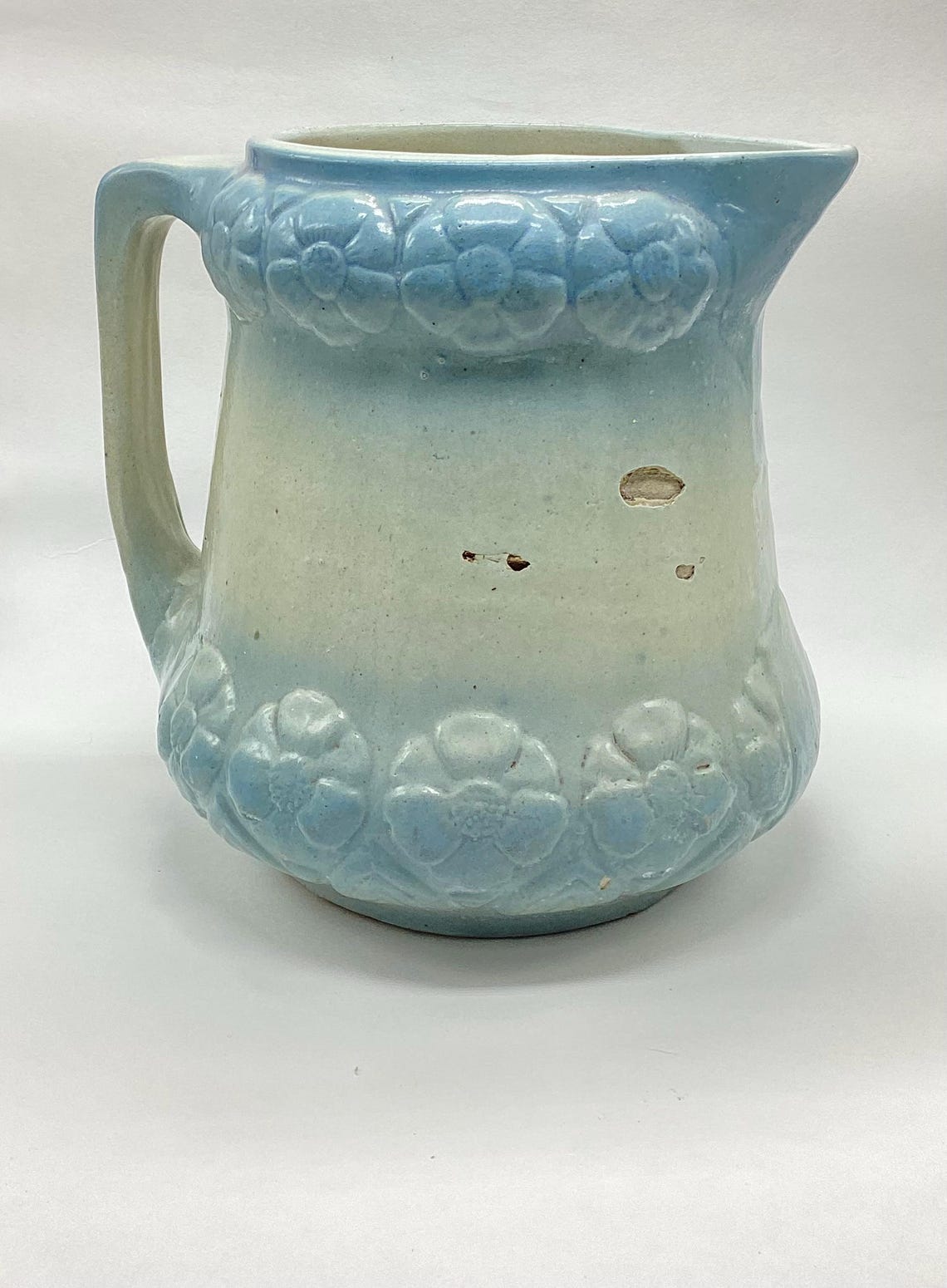 Dutch Blue Windmill Saltglaze Pottery Jug or Pitcher - Possibly Mccoy ...