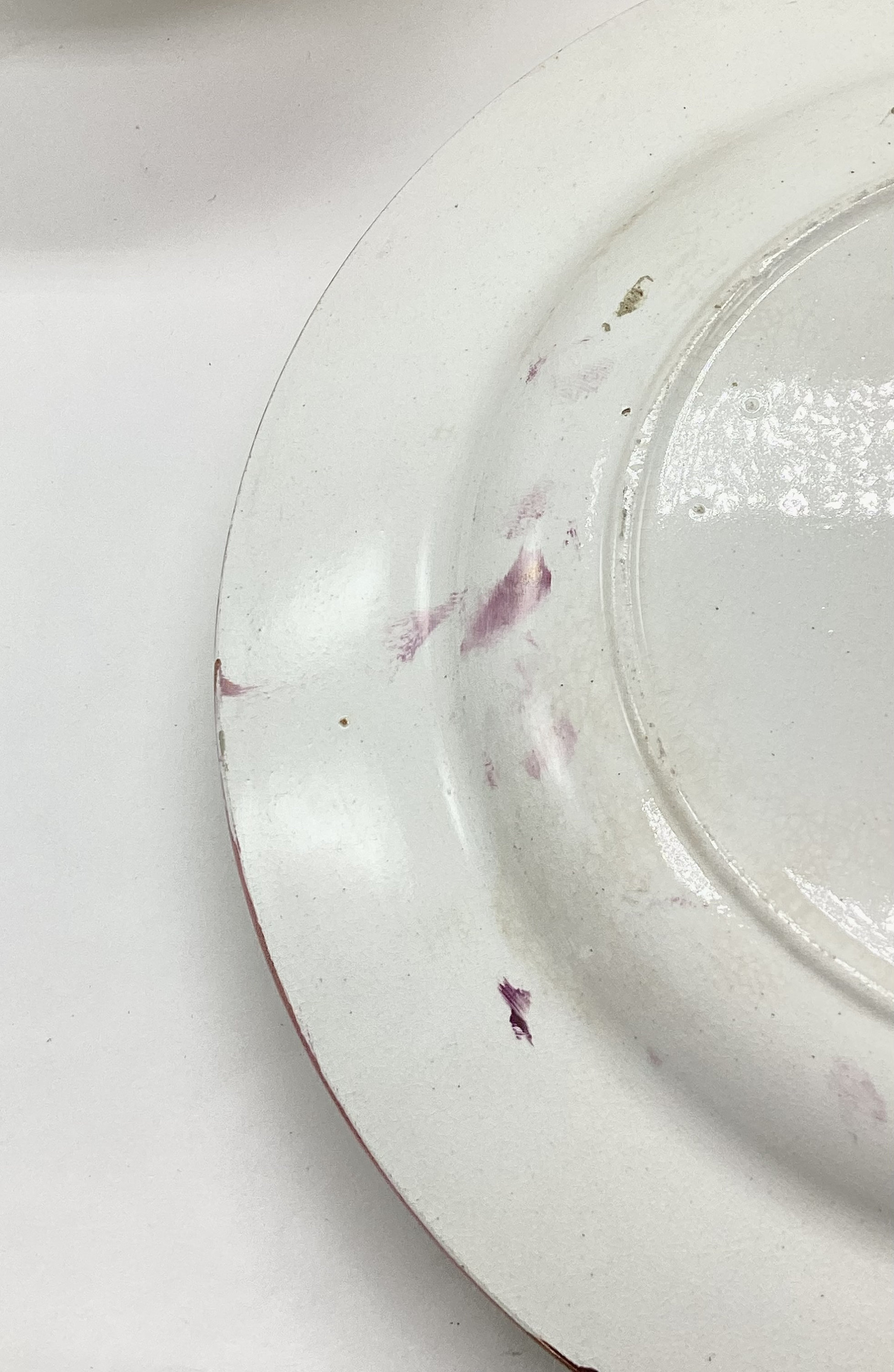 Rose Pink Hand-painted Lusterware Plates 4 Bowl - Etsy