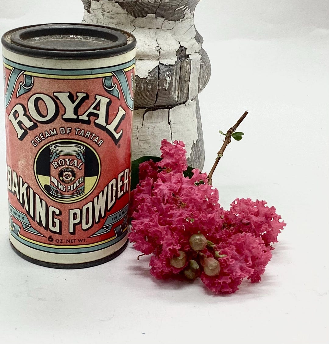 Royal Baking Powder Cream of Tartar Tin With Brightly Colored Original ...
