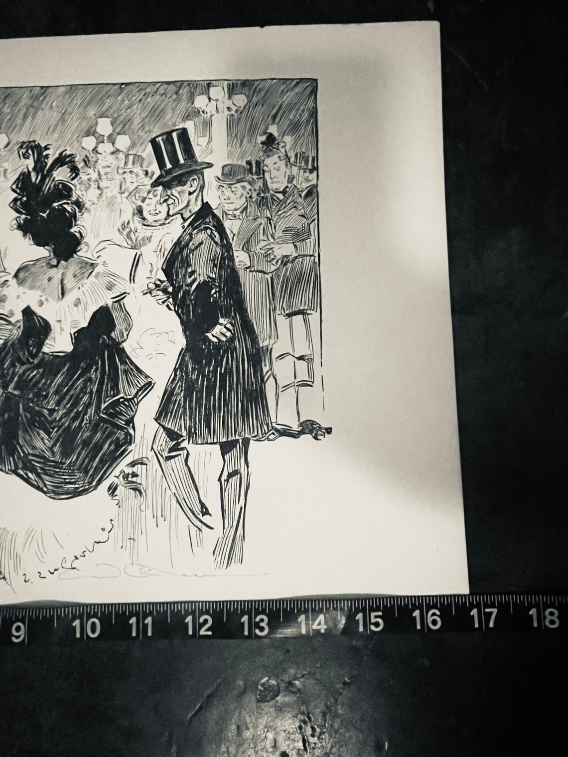 Large Format Paris Can-can Dancer, Cabaret Scene Prints - Gibson Girl ...