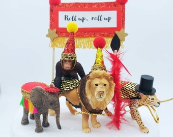 Circus Cake Topper - Etsy