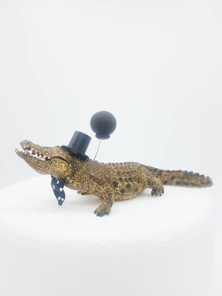 Crocodile Cake Topper / Party Croc / Crocodile Birthday / - Etsy