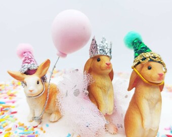 Rabbit Cake Topper | Etsy