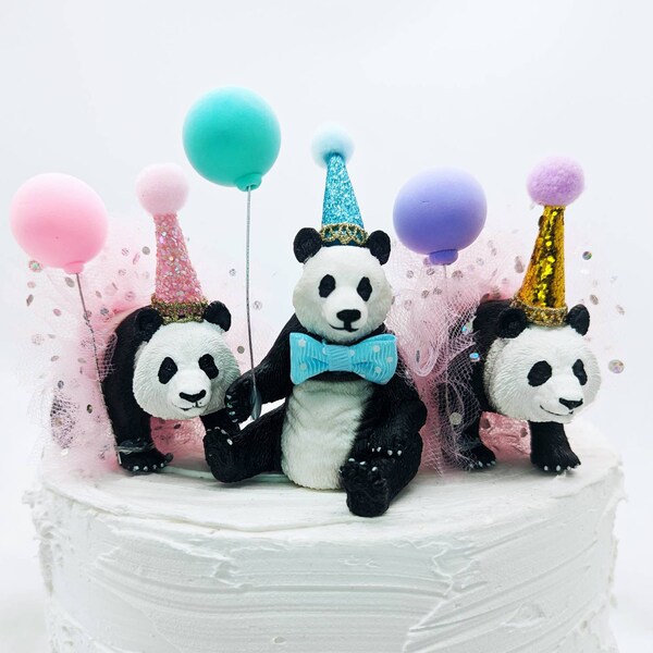 Panda Cake Topper - Etsy