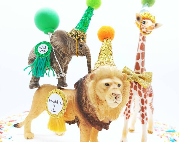 Lion Animal Cake Topper / Safari / Jungle / Birthday / Party / | Etsy
