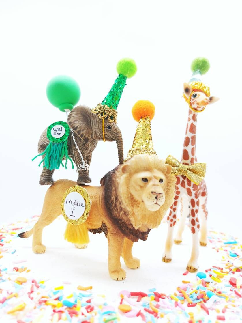 Lion Animal Cake Topper / Safari / Jungle / Birthday / Party / - Etsy