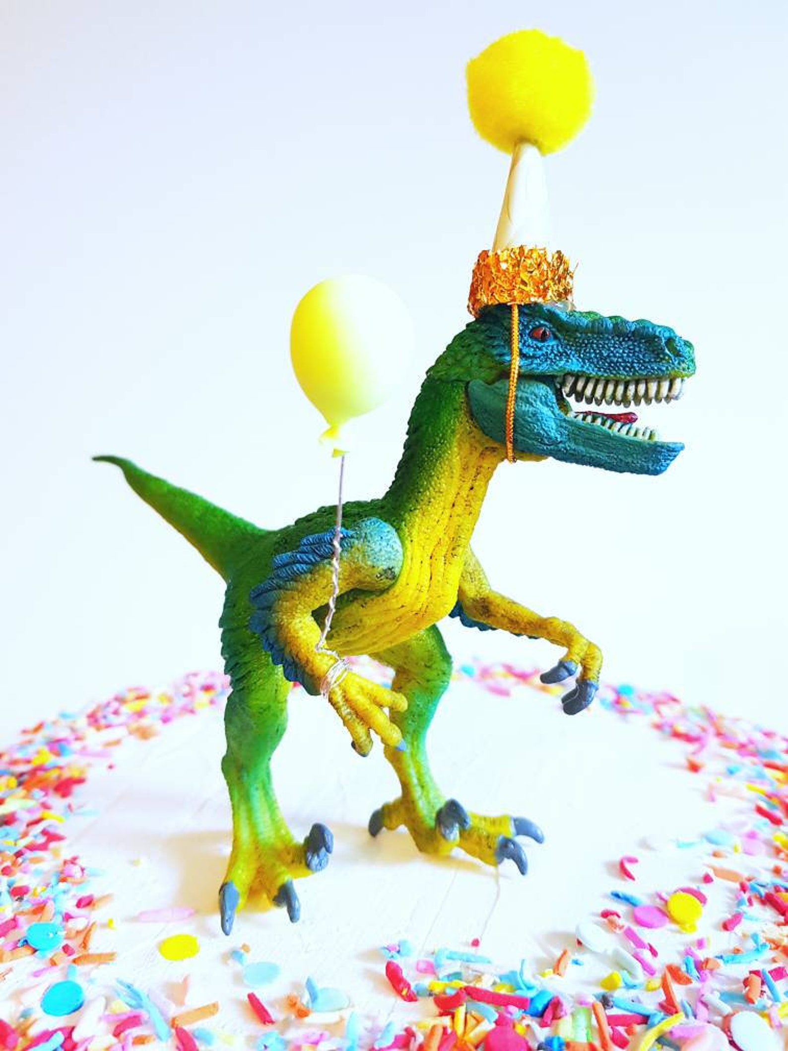 Dinosaur Cake Topper / Velociraptor / Cake Decoration / - Etsy