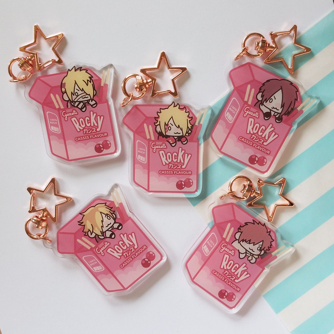 The Gazette Rocky Keychains MIRRORED - Etsy