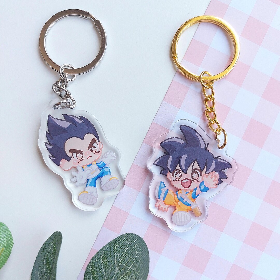 Dragon Ball Dbz Dbgt Daima Goku Vegeta Keychains Chibi Kawaii - Etsy