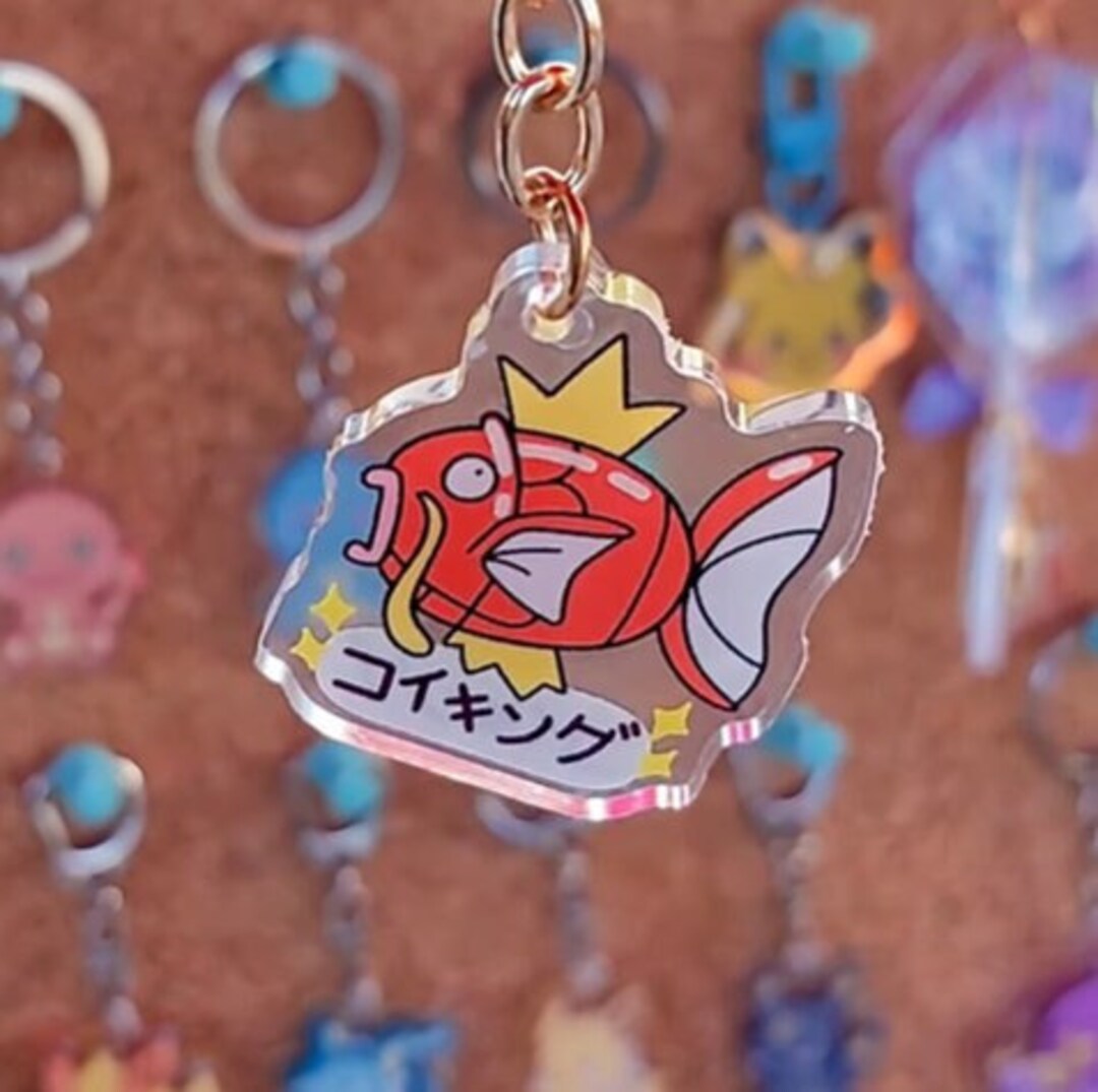 Magikarp Pokemon Keychain - Etsy