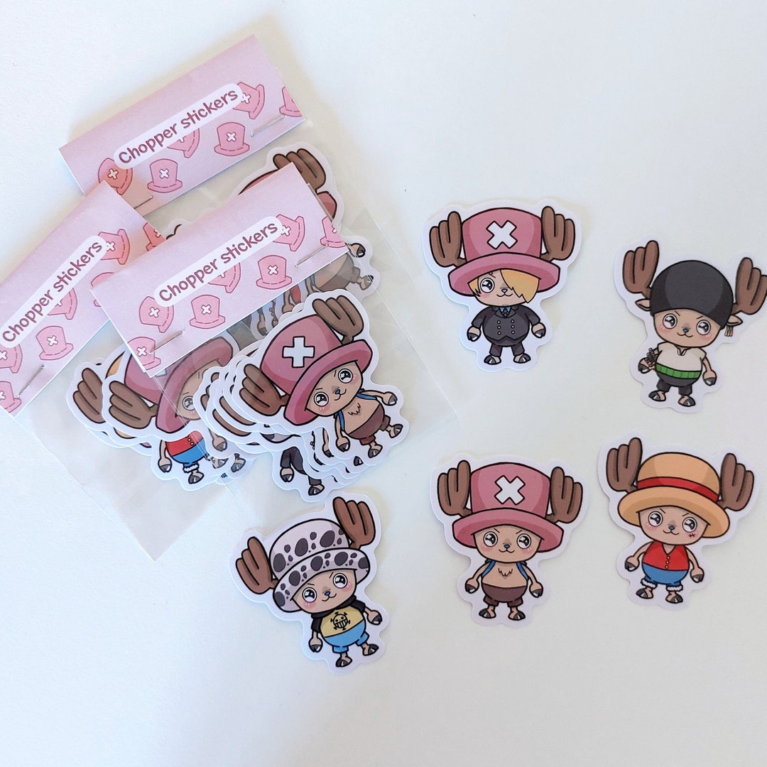 Chopper Sticker Pack Pirate Anime - Etsy