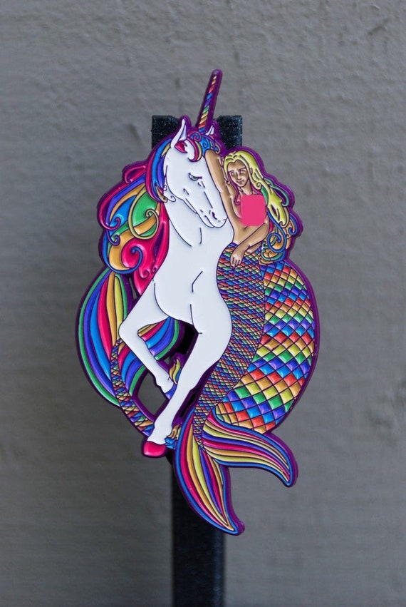 Hippocampe Licorne Licorne de mer / Kelpie et Mermaid Pin - Etsy France