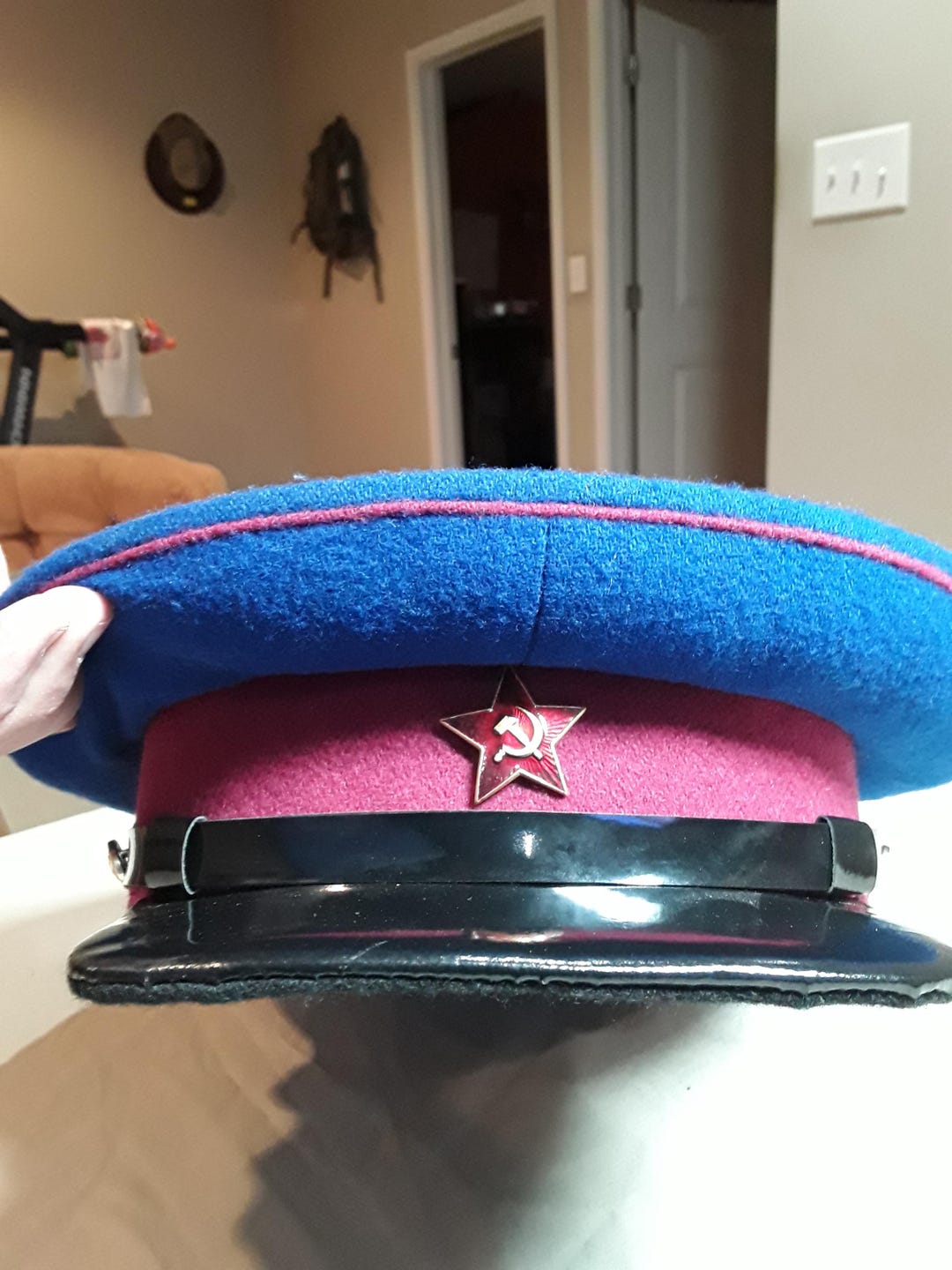 Soviet Union Visor Cap NKVD RKKA WW2 Hat Army Uniform - Etsy