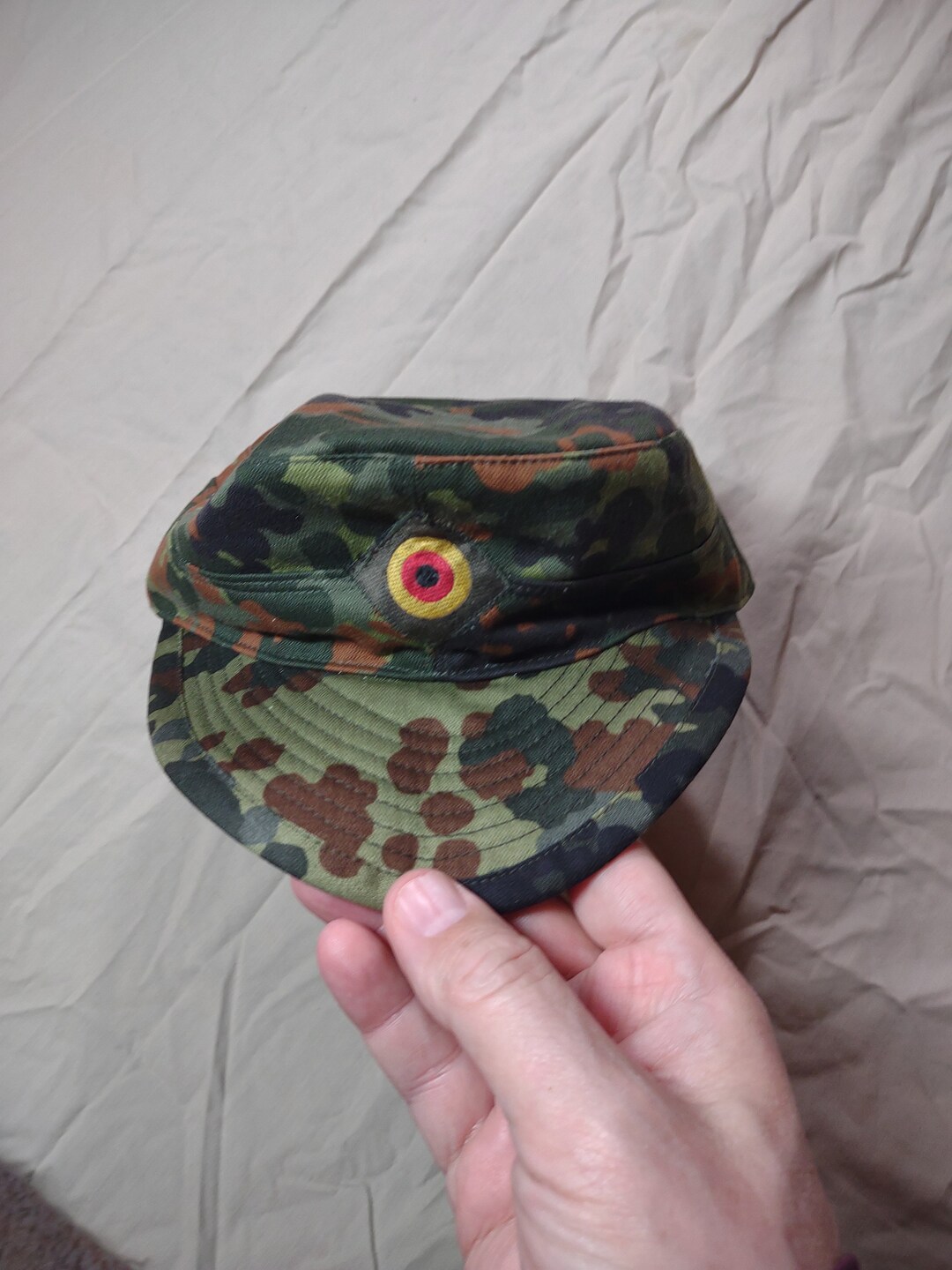 Flecktarn Camo Tactical Cap German Army Bunderwehr Heer Camouflage ...
