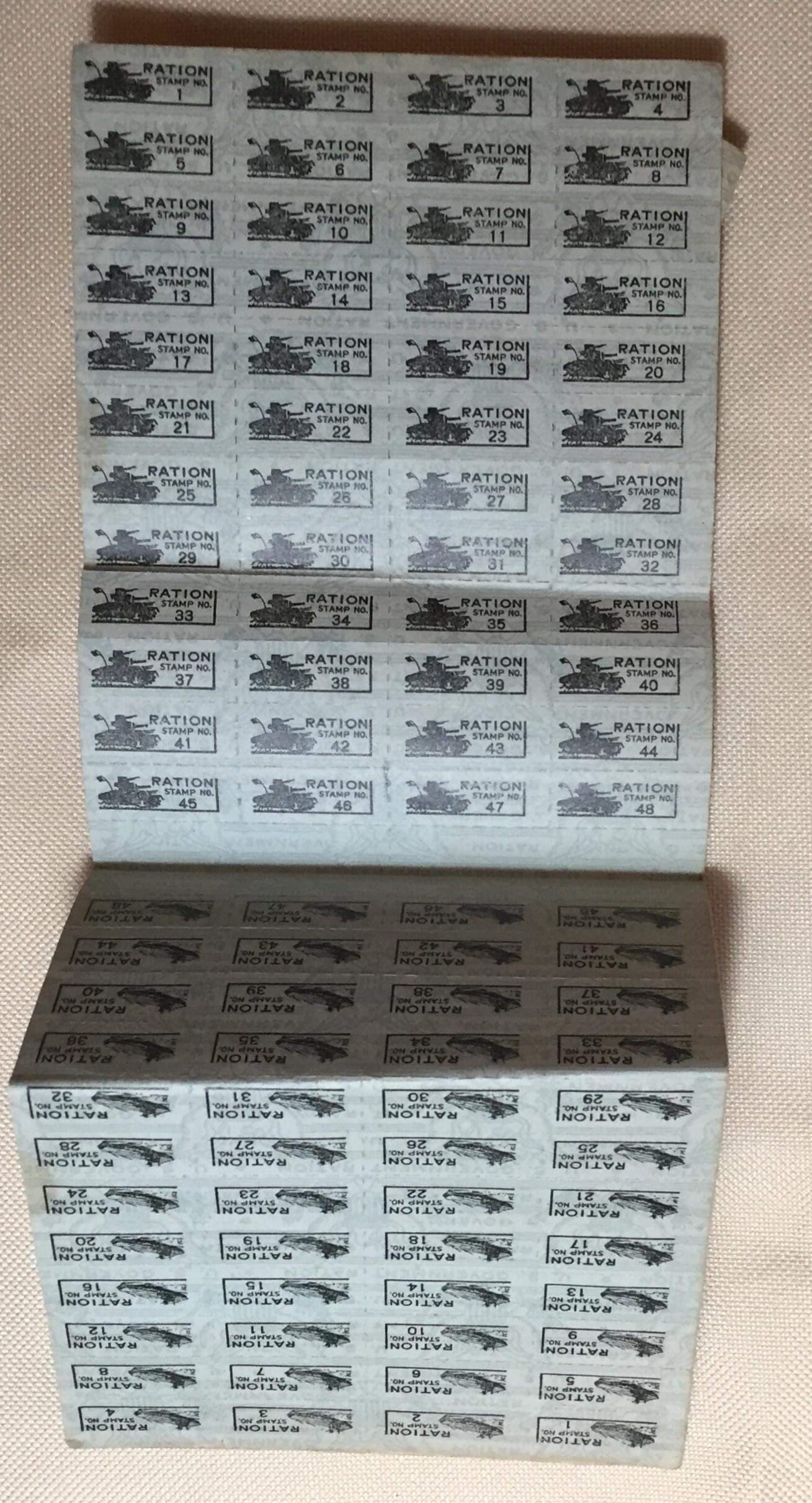 WW2 Food Rations Booklet - Etsy