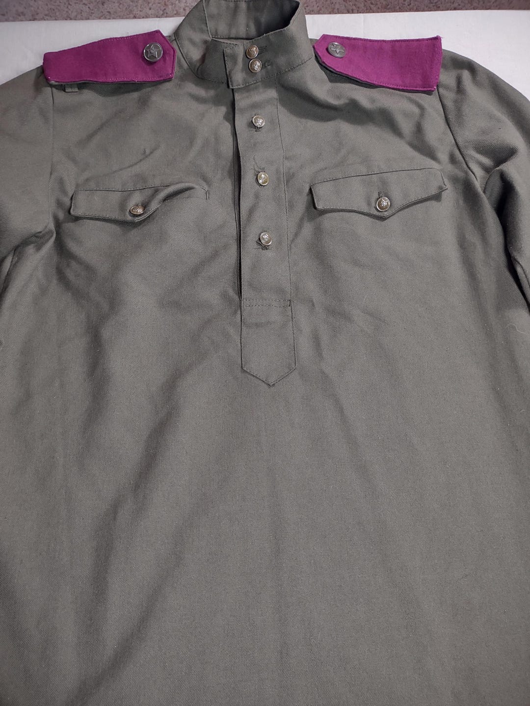 Gymnasterka Soviet Uniform Top, No Epilates - Etsy