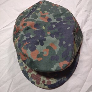 Flecktarn Camo Tactical Cap German Army Bunderwehr Heer Camouflage ...