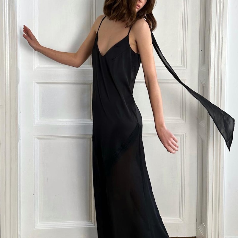Sheer Maxi Night Gown - Etsy