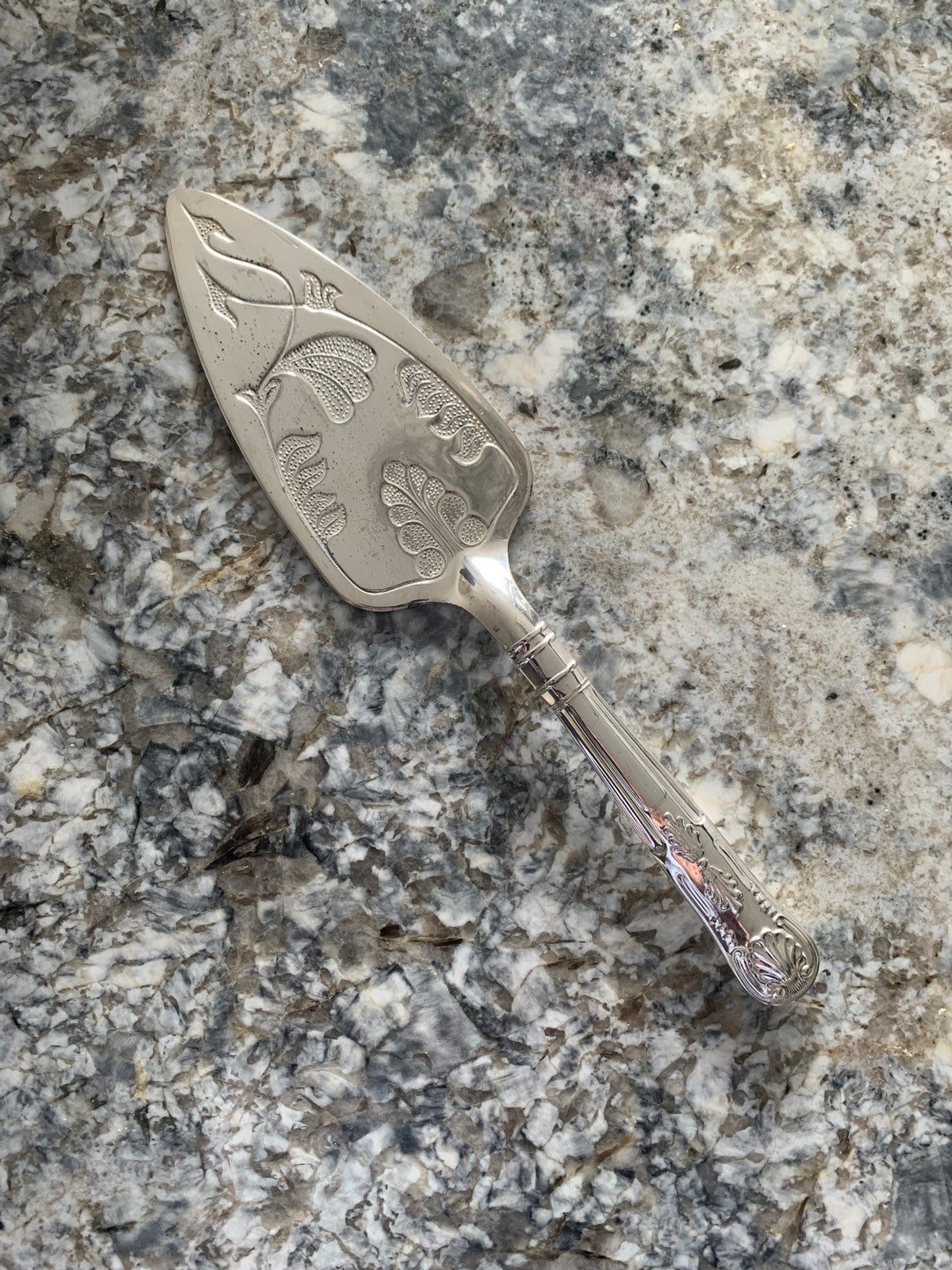Mayell Cake Slice Silver Plated Shovel 10” Made in England Kings ...