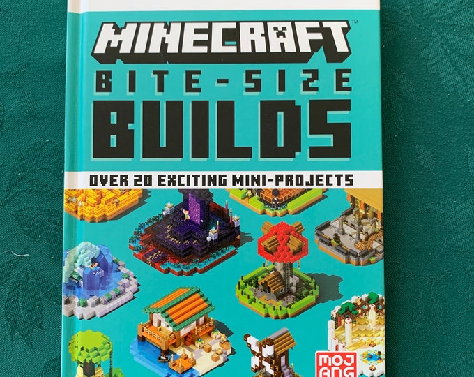Book Minecraft Bite Size Builds 1st Edition Hardcover 94 Pages - Etsy