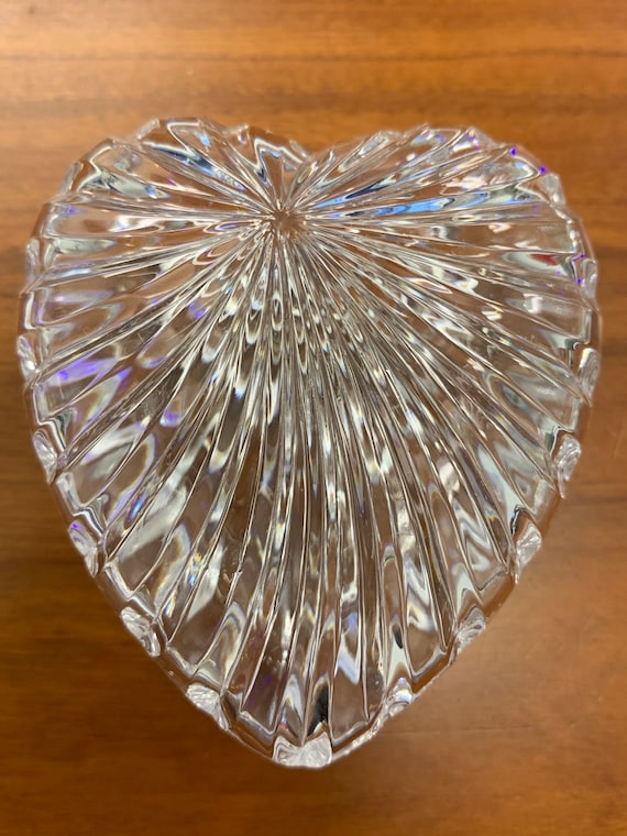 Crystal Heart Box Upscale Keepsake Box RCR Crystaller… - Gem