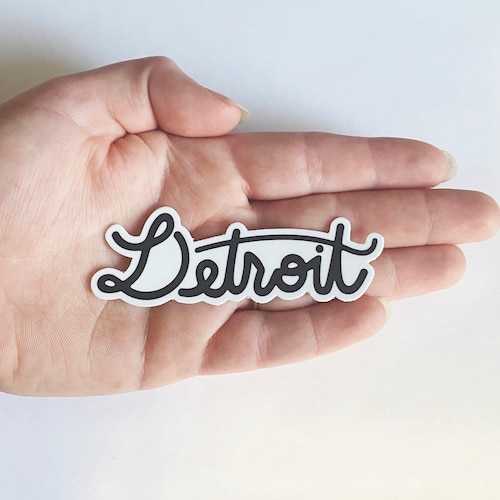 Detroit Skyline Vinyl Decal or Bumper Sticker Motown Sticker - Etsy