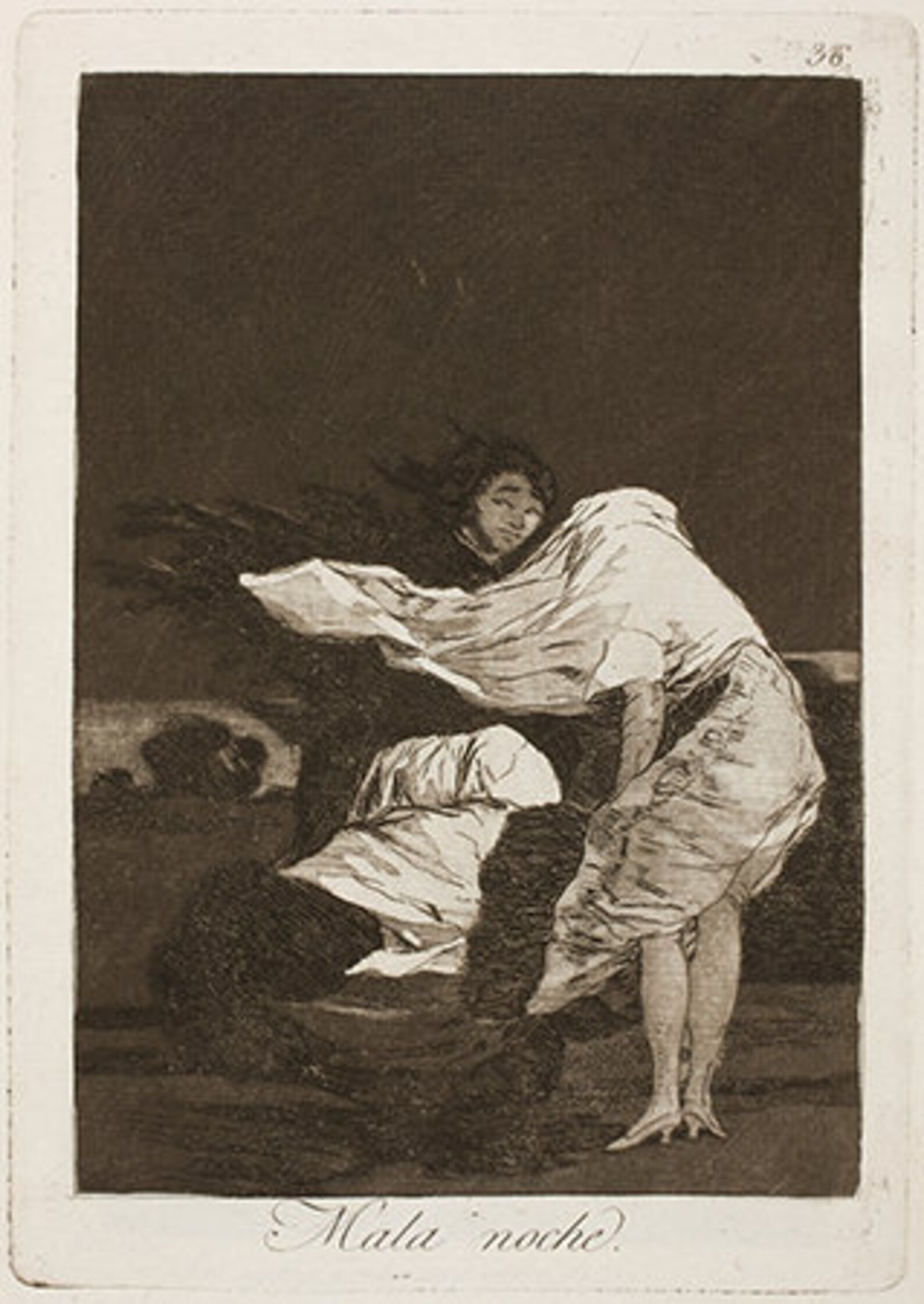 Bad Night (1799) - Francisco De Goya - PDF Cross Stitch DIGITAL Pattern ...
