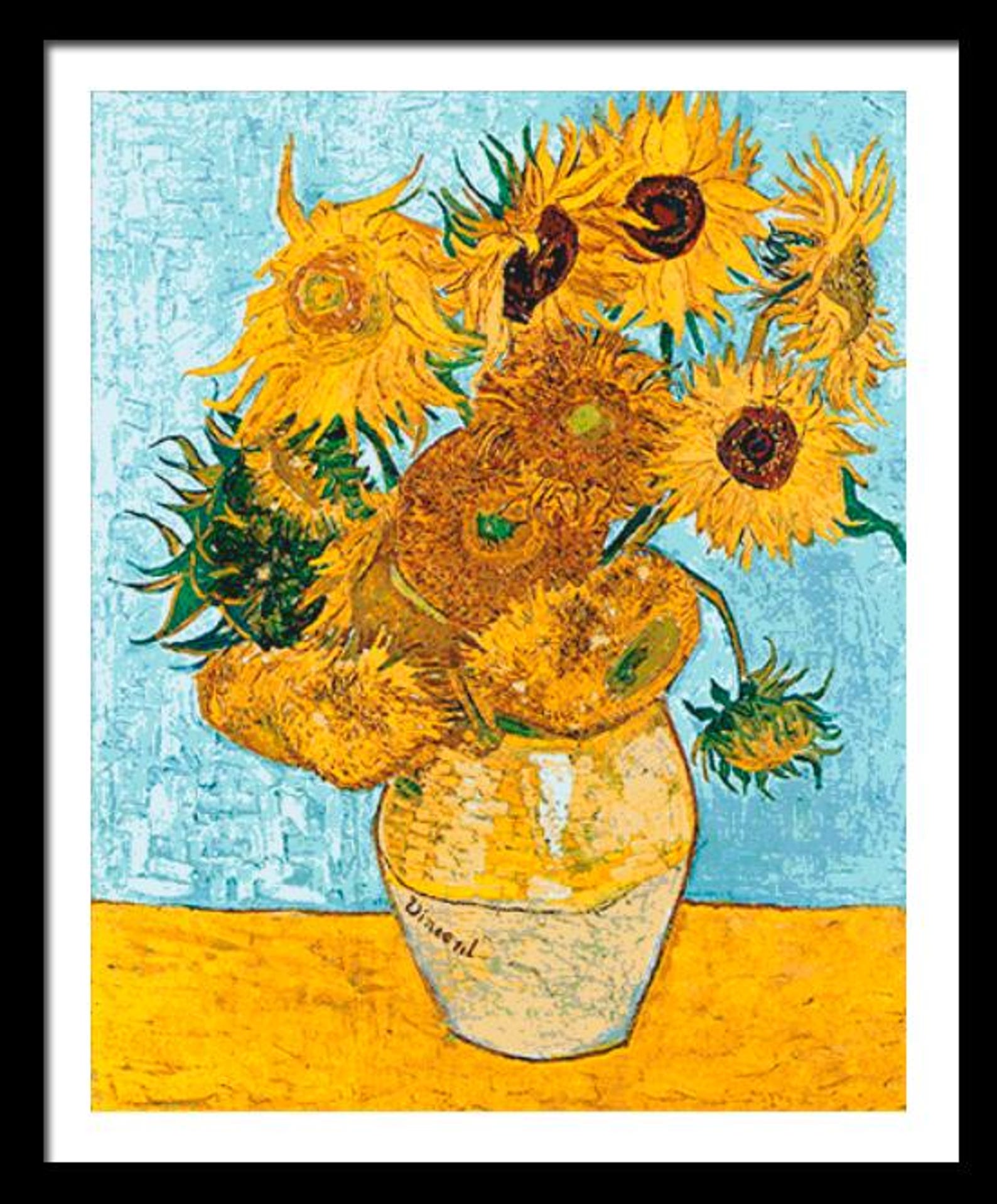 The Sunflowers (1888) Vincent Van Gogh - PDF Cross Stitch DIGITAL ...