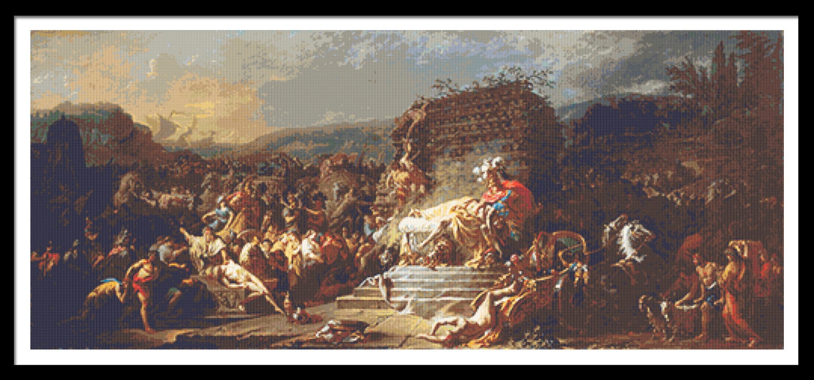 The Funeral of Patroclus (1778) - Jacques-louis David - PDF Cross ...