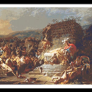 The Funeral of Patroclus (1778) - Jacques-louis David - PDF Cross ...