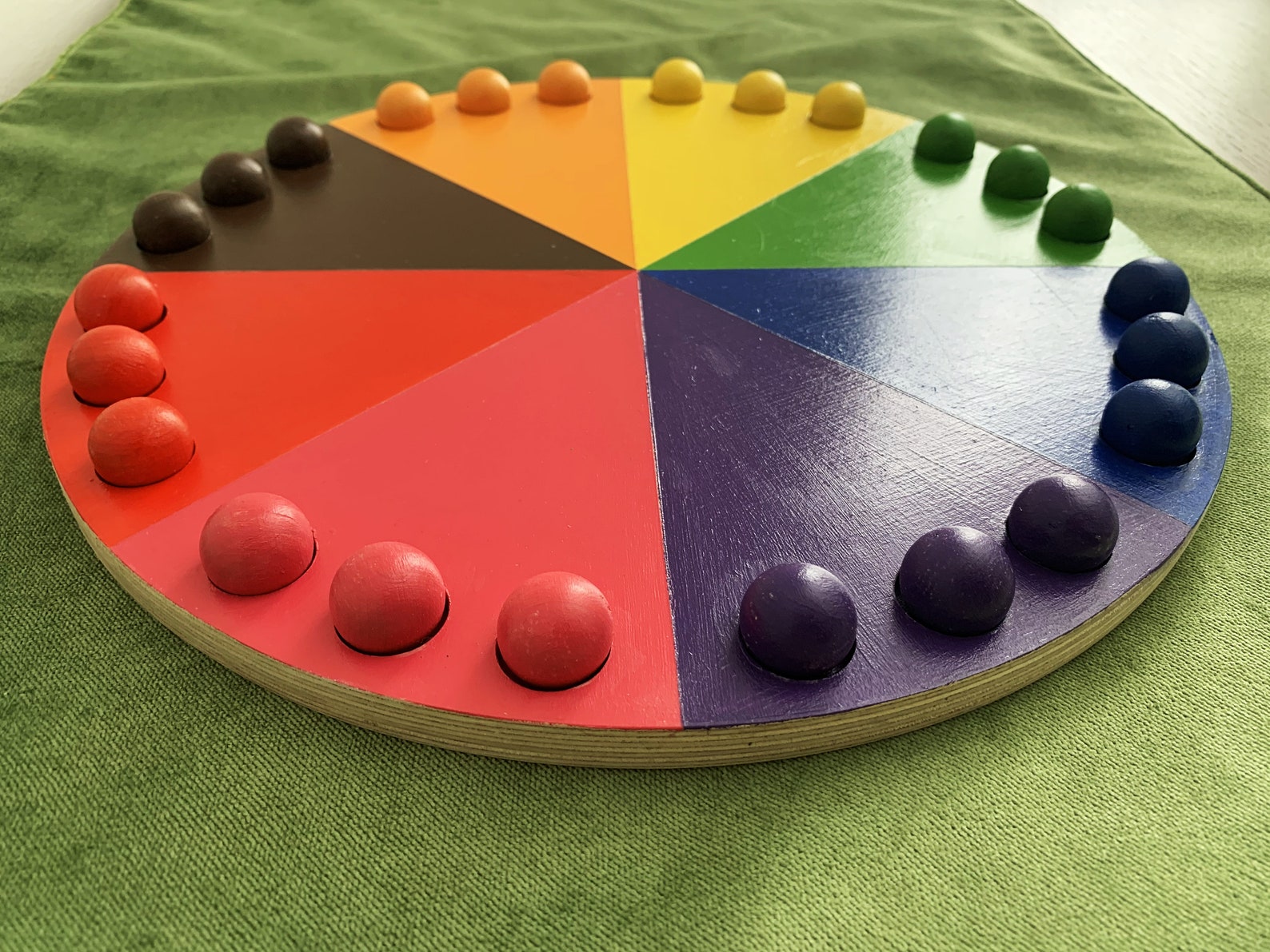 Montessori Rainbow Activity | Coloured Wheel | Montessori Educational ...