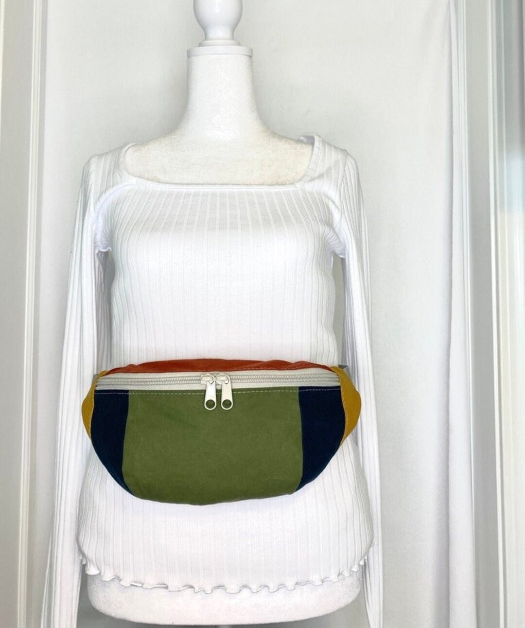 Color Block Fanny Pack - Etsy