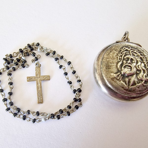 Locket Rosary - Etsy