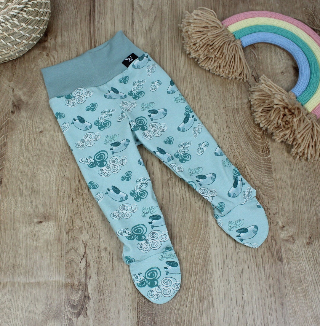 Newborn Footed Leggings, Baby-footed Pants, Newborn Leggings Cotton ...