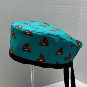 Poop Emoji Lined Surgical Scrub Cap for Men and Women - Etsy