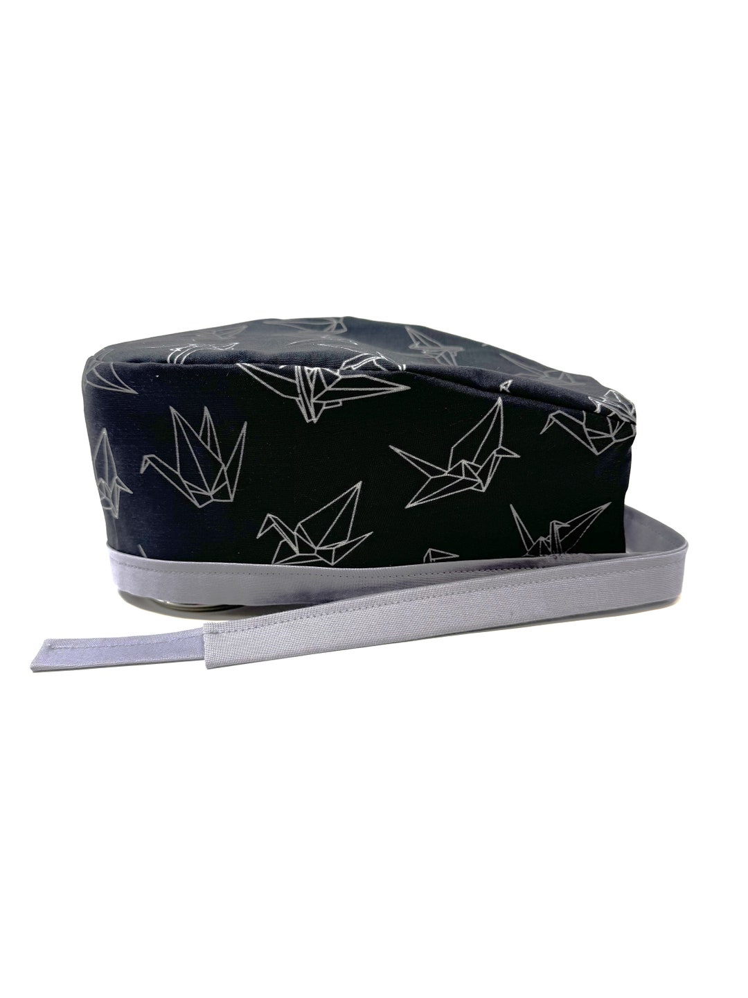 Origami Paper Cranes Lined Surgical Scrub Cap for Men and Women - Etsy