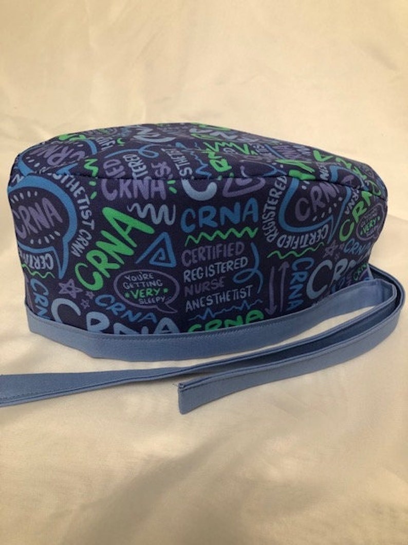 CRNA Lined Surgical Scrub Cap for Men and Women - Etsy
