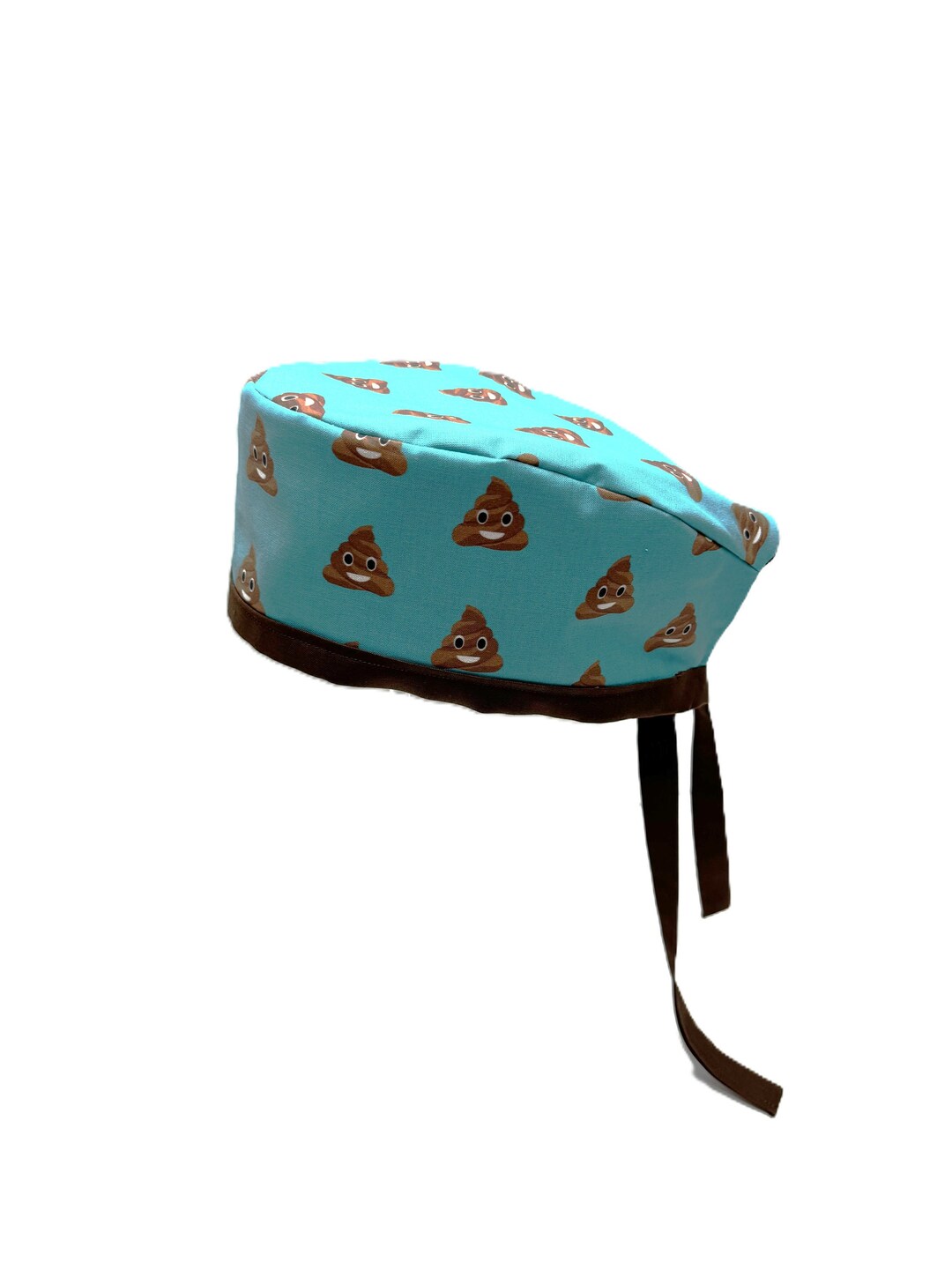 Poop Emoji Lined Surgical Scrub Cap for Men and Women - Etsy