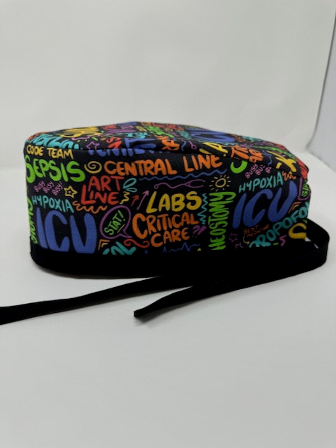 ICU Rainbow Lined Surgical Scrub Cap for Men and Women - Etsy