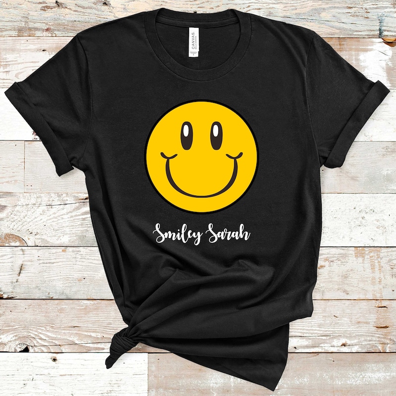 Smiley Face T Shirts - Etsy