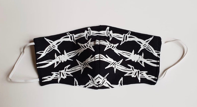 Barbed wire face mask | Etsy