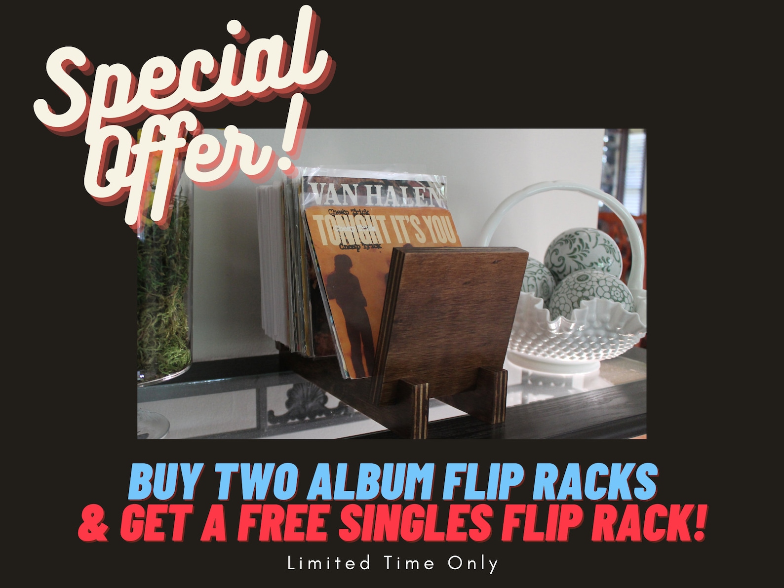 Vinyl Record Flip Rack Storage Display - Etsy