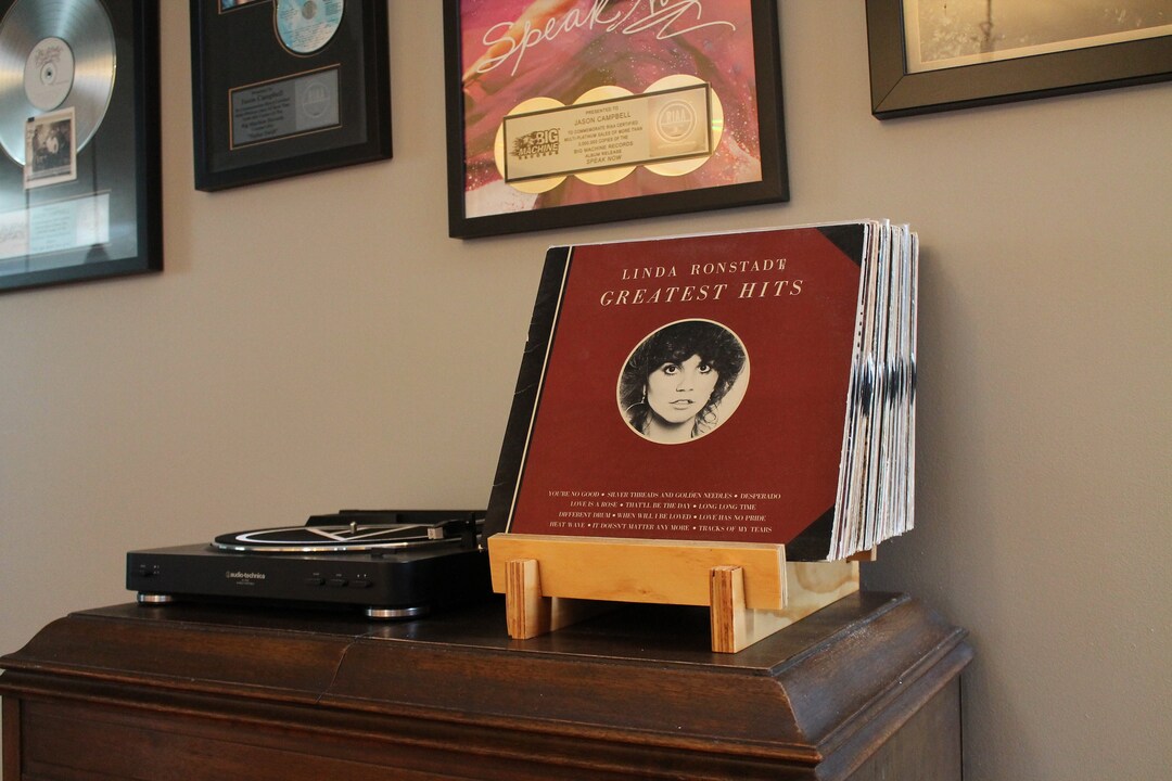 Vinyl Record Album Display Storage Rack (low Front) - Etsy