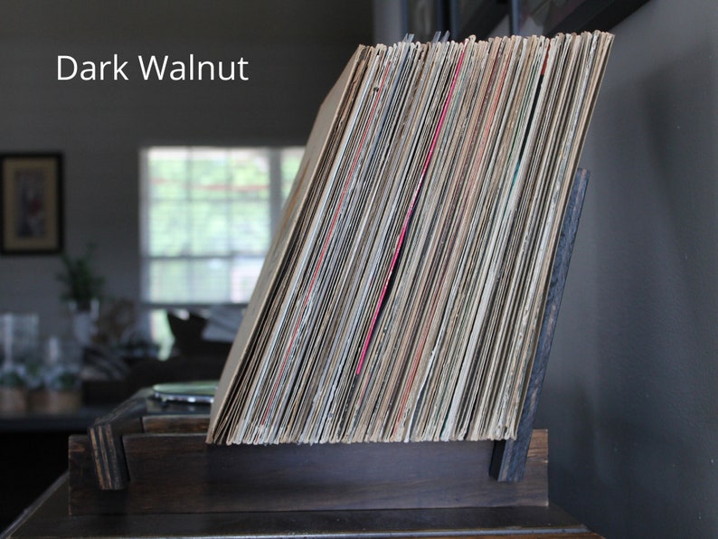 Vinyl Record Album Display Storage Rack low Front - Etsy