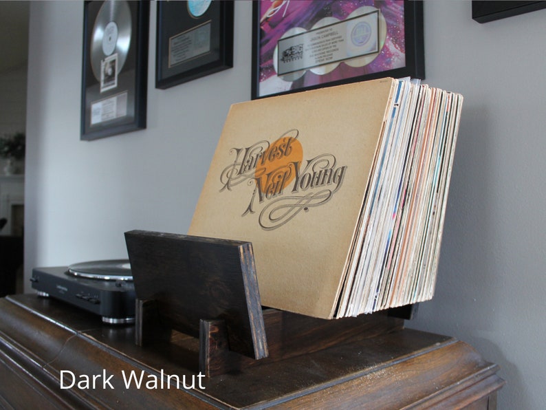 Vinyl Record Album Storage Display Rack medium Front - Etsy