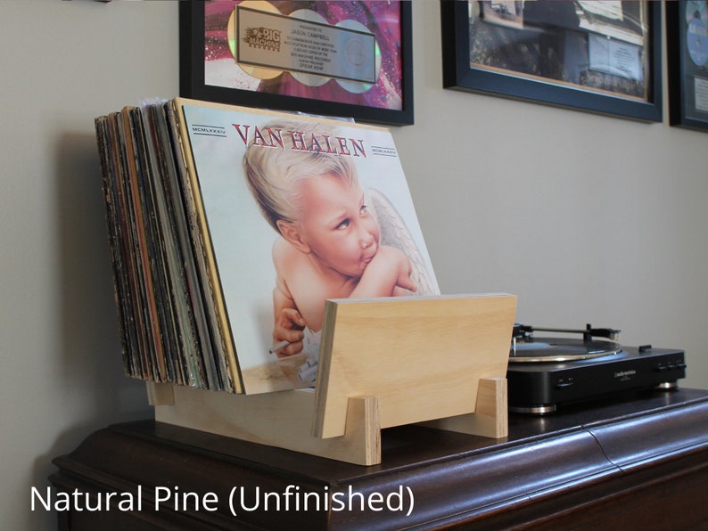 Vinyl Record Album Storage Display Rack medium Front - Etsy