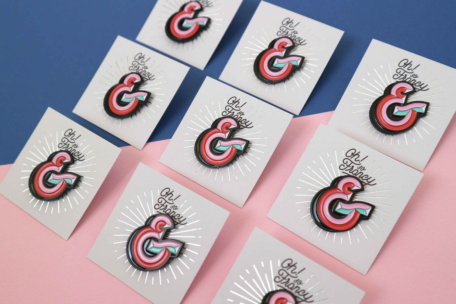 Ampersand Pin - Type Pin & - Enamel Pins - Typography and Lettering Pin ...