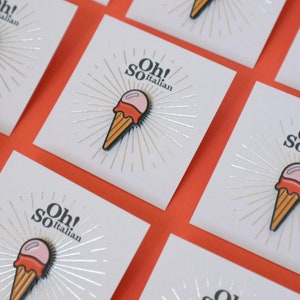 Gelato Pin Enamel Pins Italians Ice Cream Italian AF - Etsy