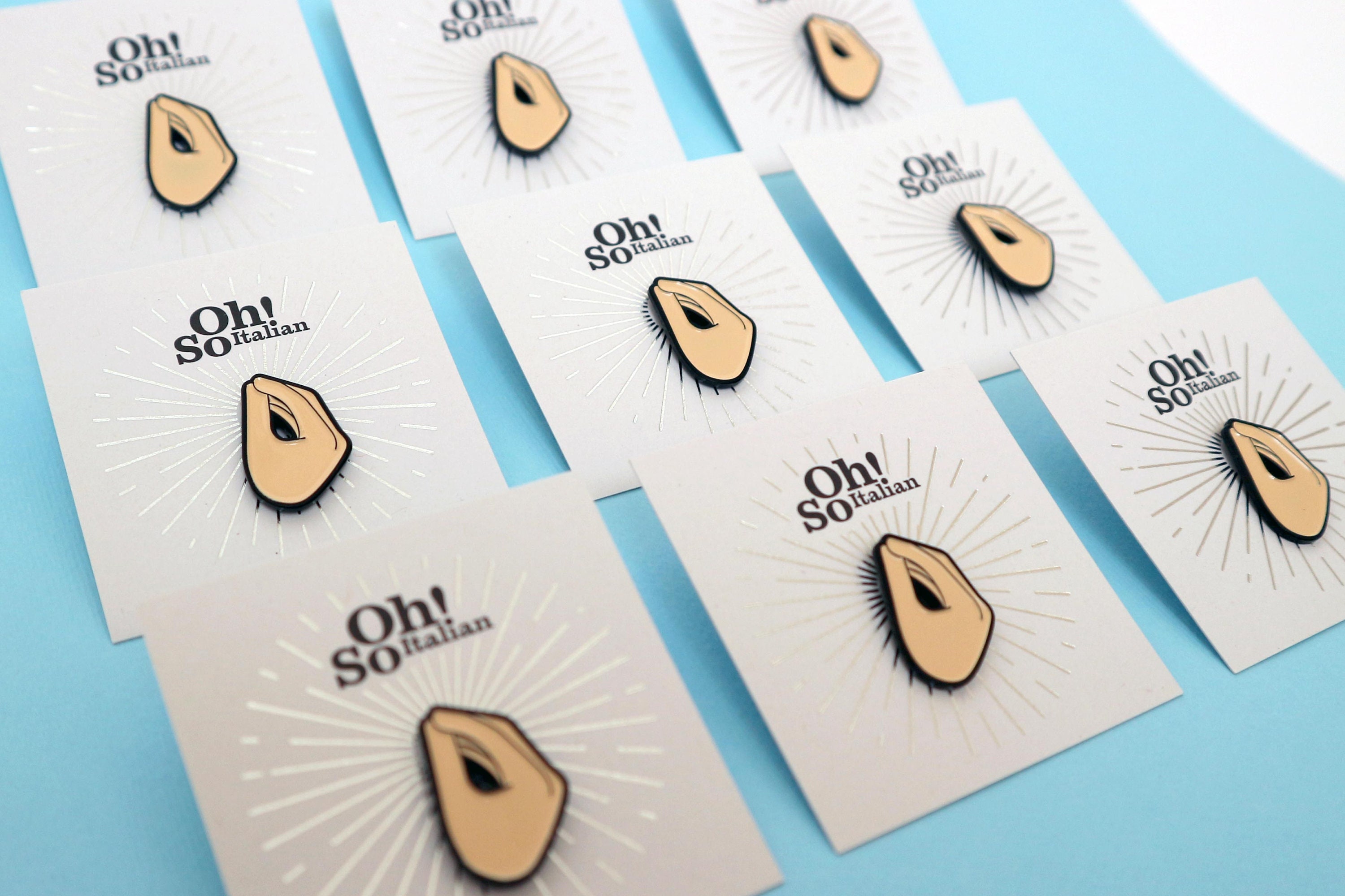 Italian Gesture Pin Enamel Pins Italian AF Cute Pins - Etsy