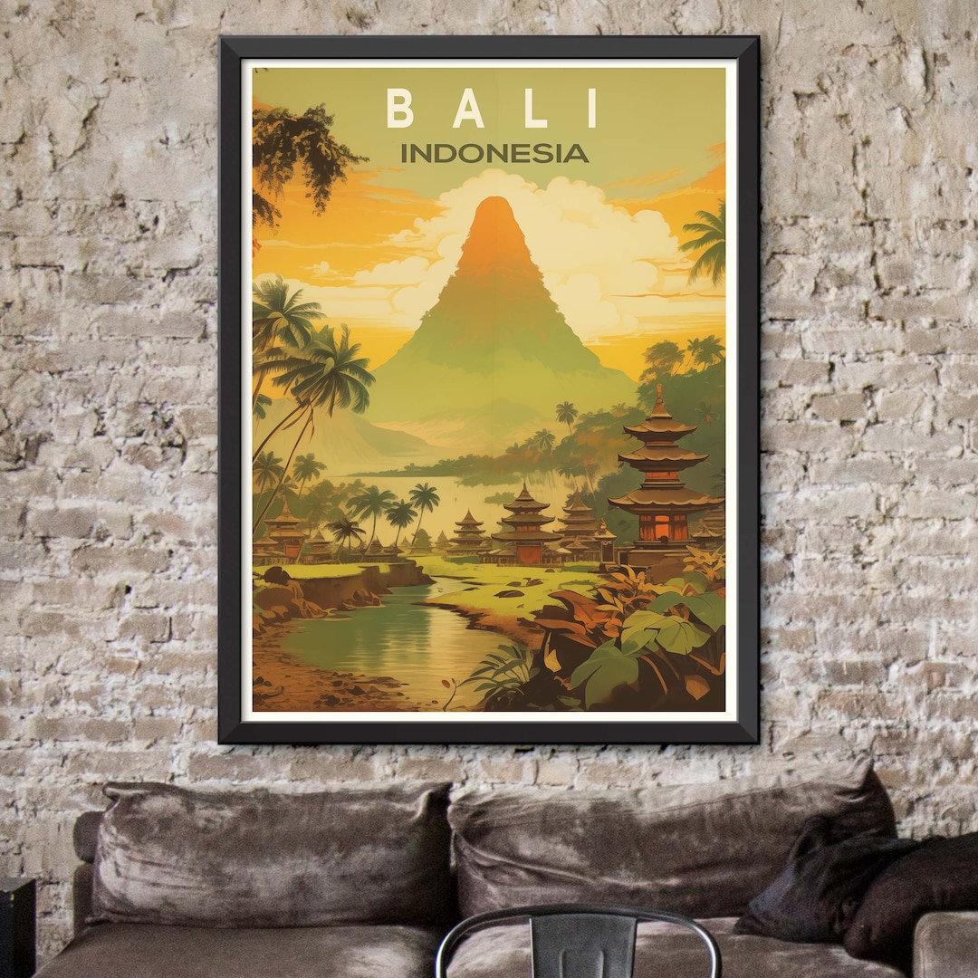 Bali Travel Print Wall Art - Bali Travel Wall Decor - Bali Home ...